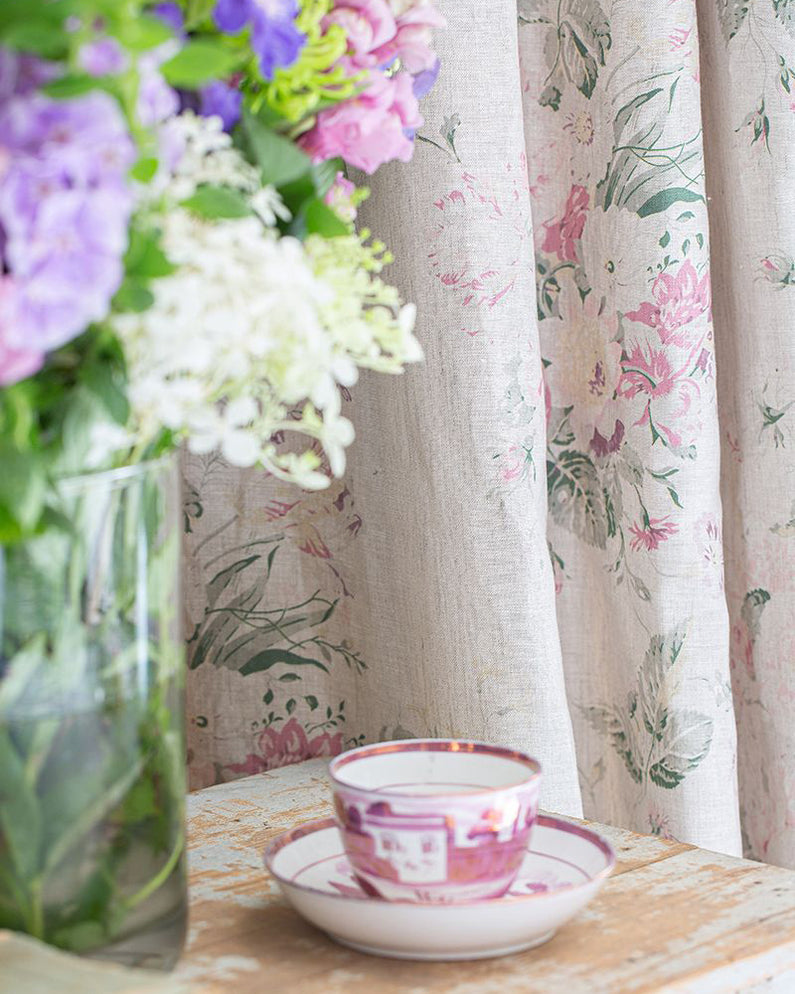 Constance Multi on Natural Linen | Cabbages & Roses– cabbagesandroses