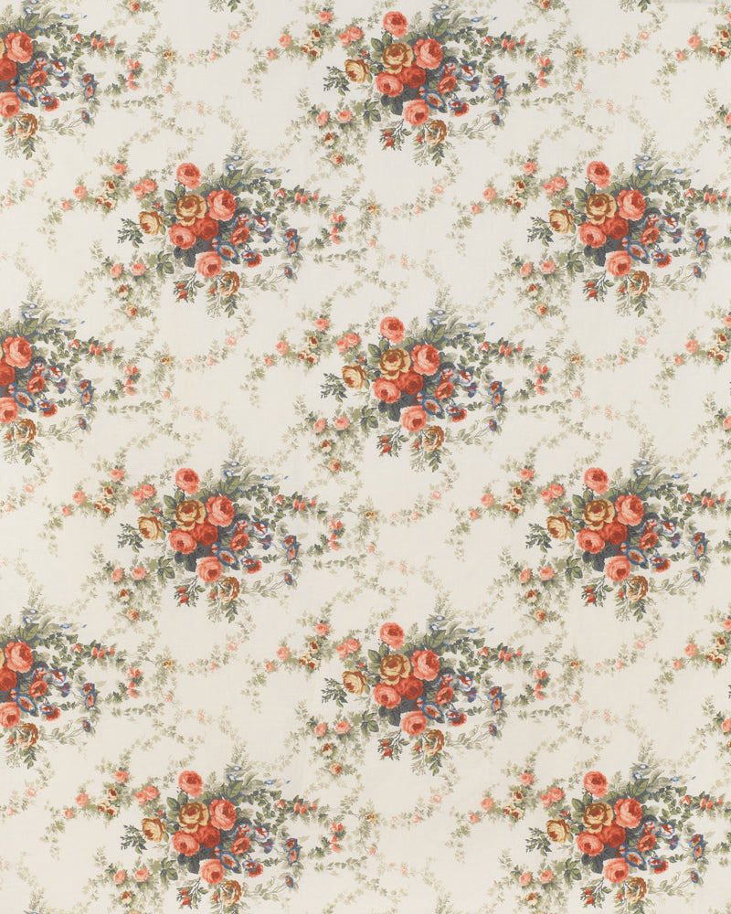 Christina Rose on Ivory White Linen | Cabbages & Roses– cabbagesandroses