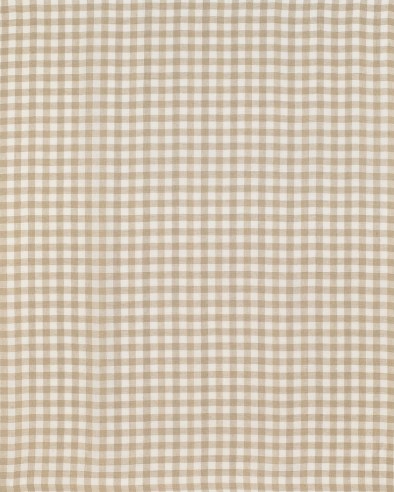 Natural Woven Check Linen | Cabbages & Roses– cabbagesandroses